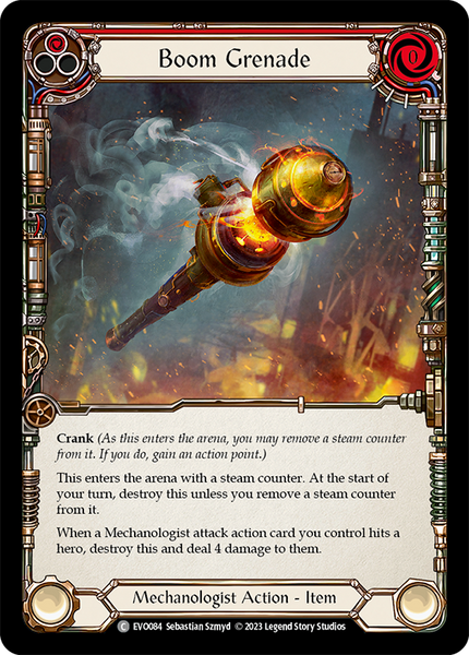 Boom Grenade (Red) - Bright Lights - Flesh & Blood TCG - FaB Foundry