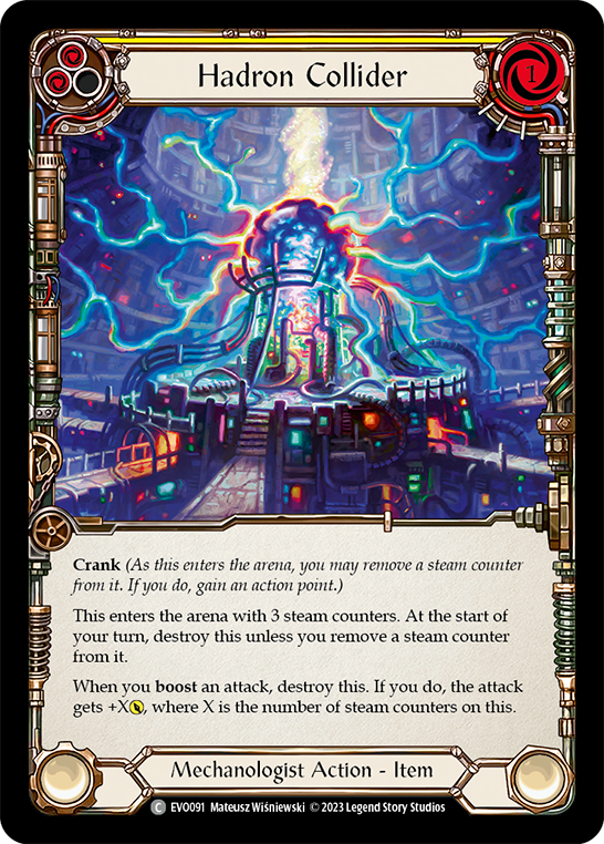 Hadron Collider (Yellow) - Bright Lights - Flesh & Blood TCG - FaB Foundry