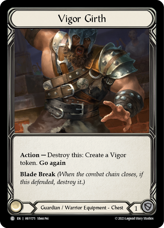 Vigor Girth - Heavy Hitters - Flesh & Blood TCG - FaB Foundry